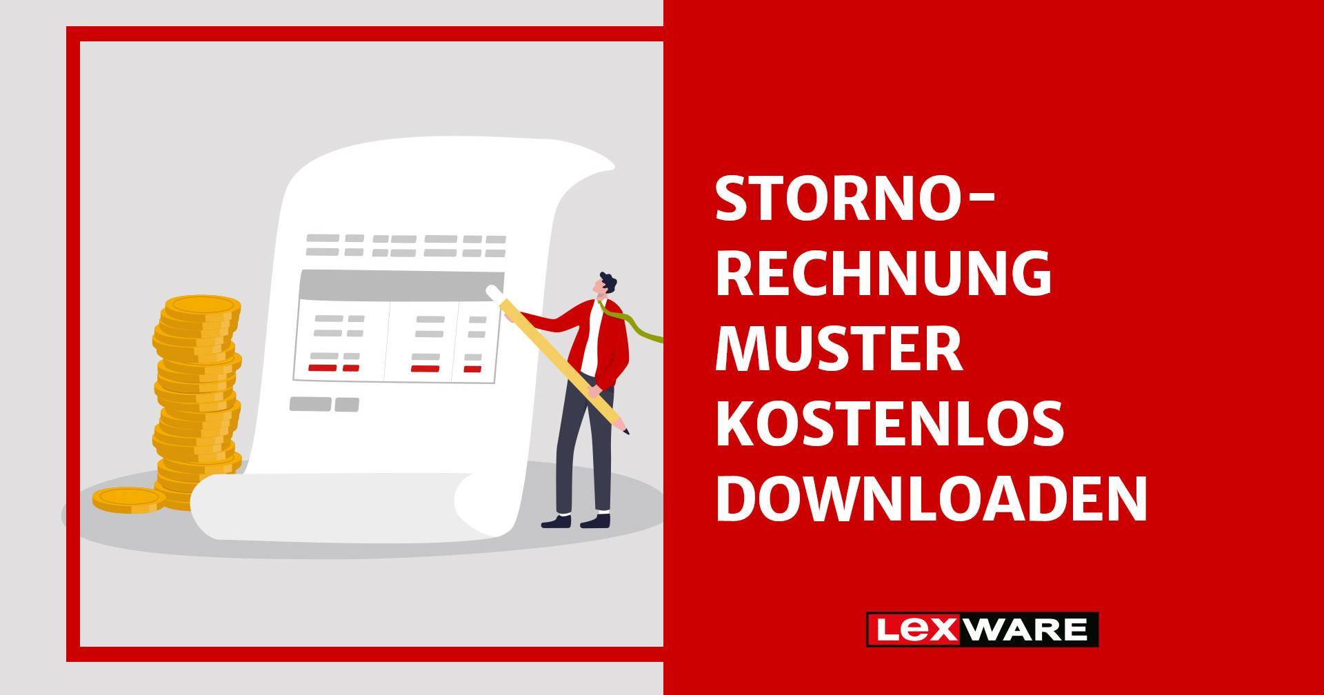 Stornorechnung Muster kostenlos downloaden | Lexware