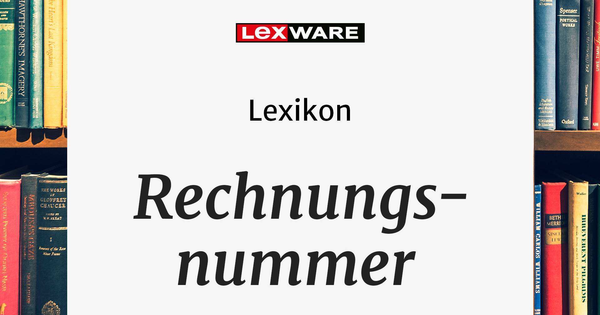 Rechnungsnummer: Alles Wichtige zum Thema