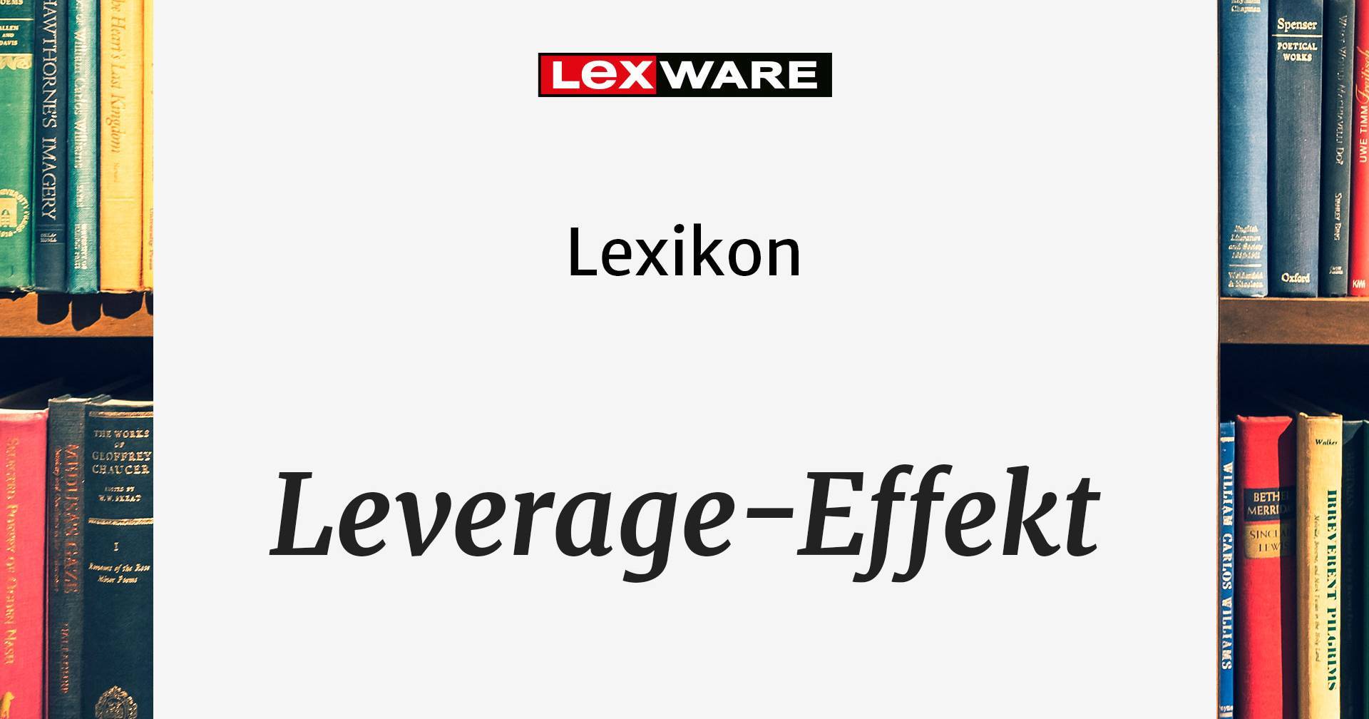 Leverage-Effekt: In diesem Beitrag einfach erklärt | Lexware Leverage-Effekt: In diesem Beitrag einfach erklärt | Lexware