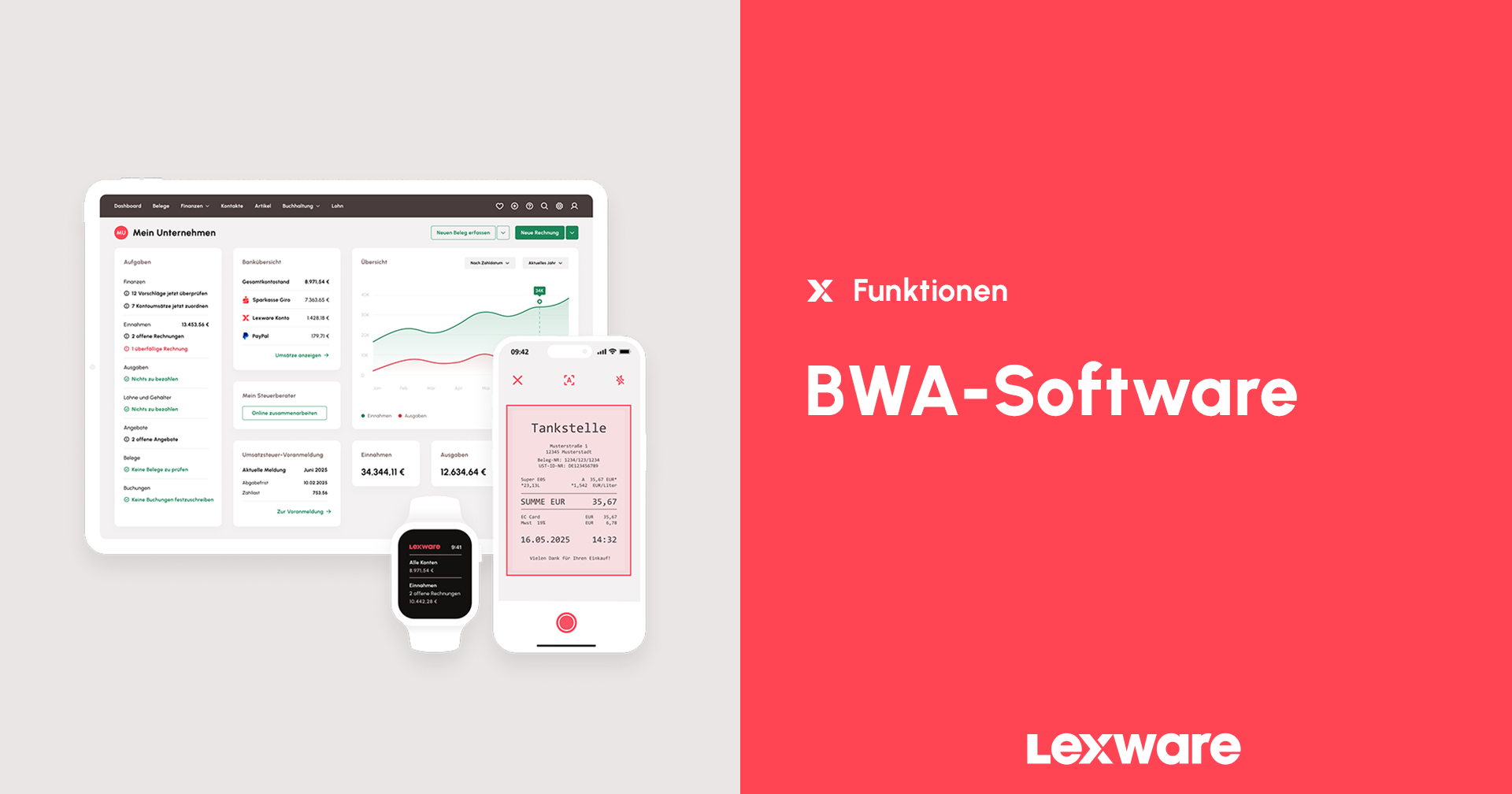 BWA erstellen leicht gemacht: mit Lexware Office
