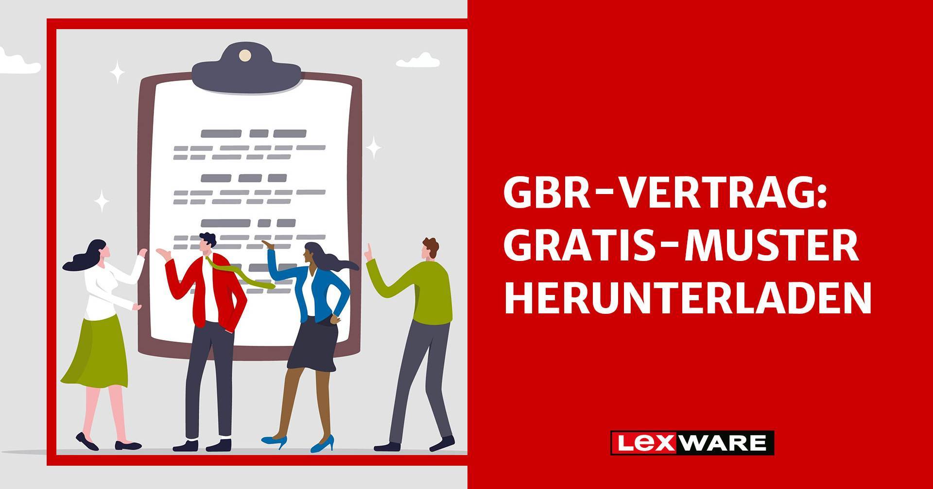 GbR-Vertrag: Gratis-Muster herunterladen