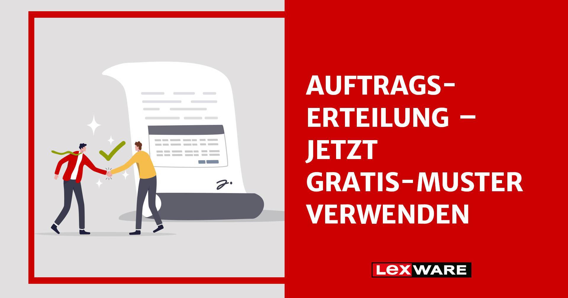 Auftragserteilung – jetzt Gratis-Muster verwenden | Lexware