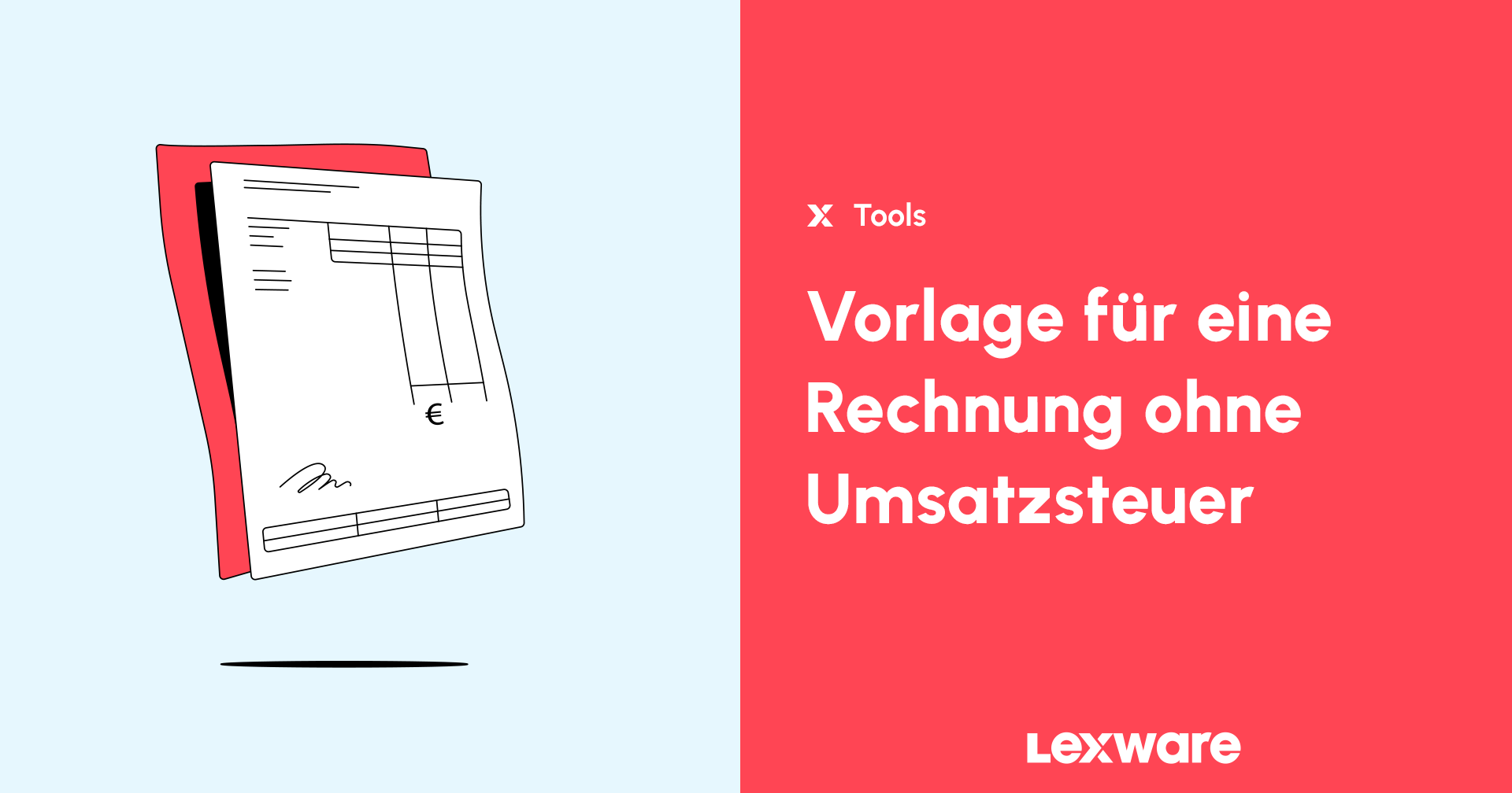 Rechnung Ohne Umsatzsteuer Muster