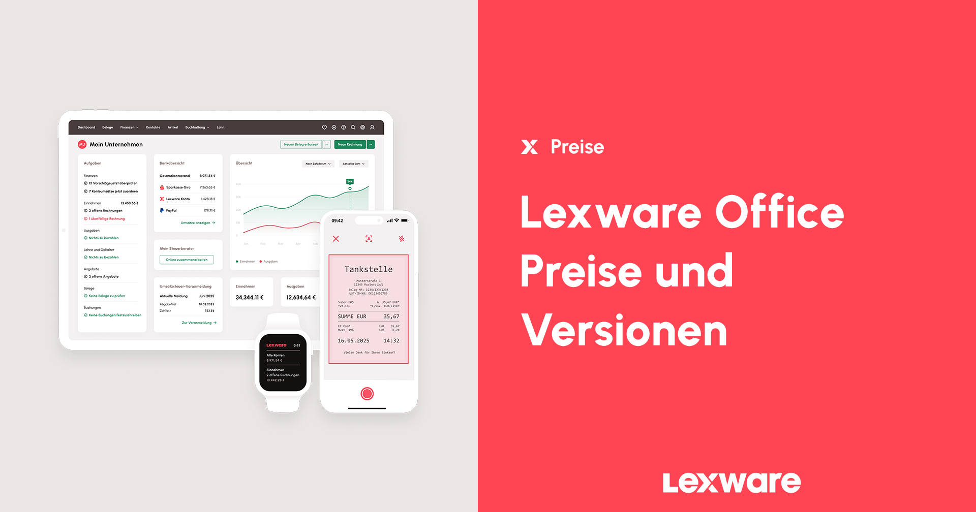 Lexware Office Preise & Produktvergleich zu den Versionen