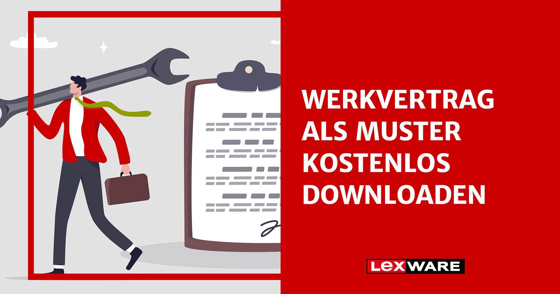 Werkvertrag als Muster kostenlos downloaden