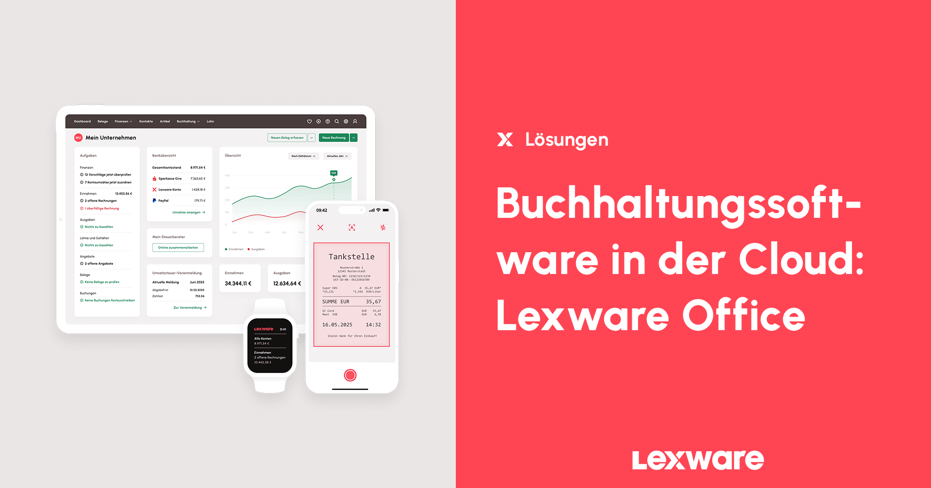 Buchhaltungssoftware in der Cloud: Lexware Office