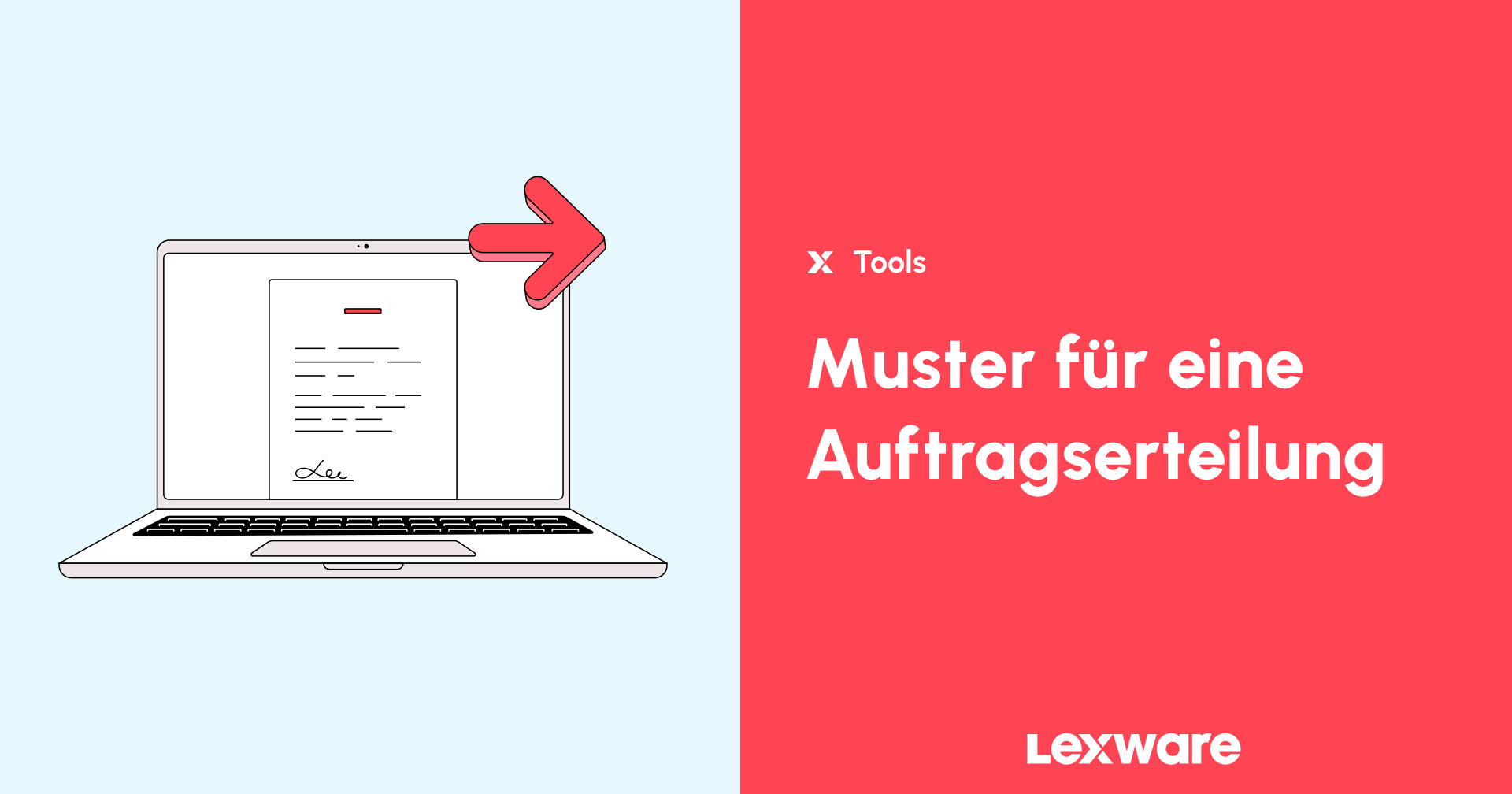 Auftragserteilung – jetzt Gratis-Muster verwenden