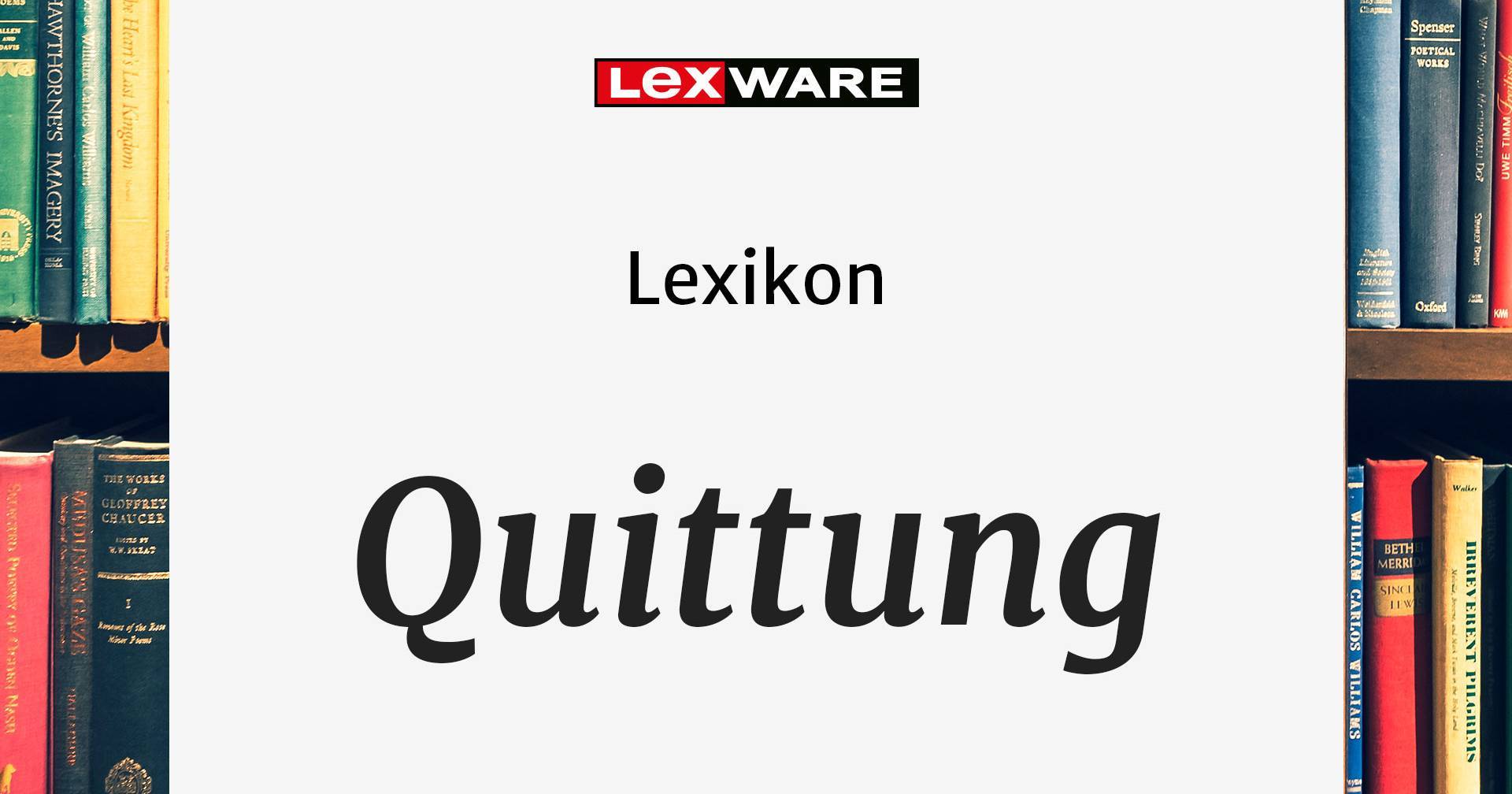 Quittung: Alles wichtige rund um das Thema