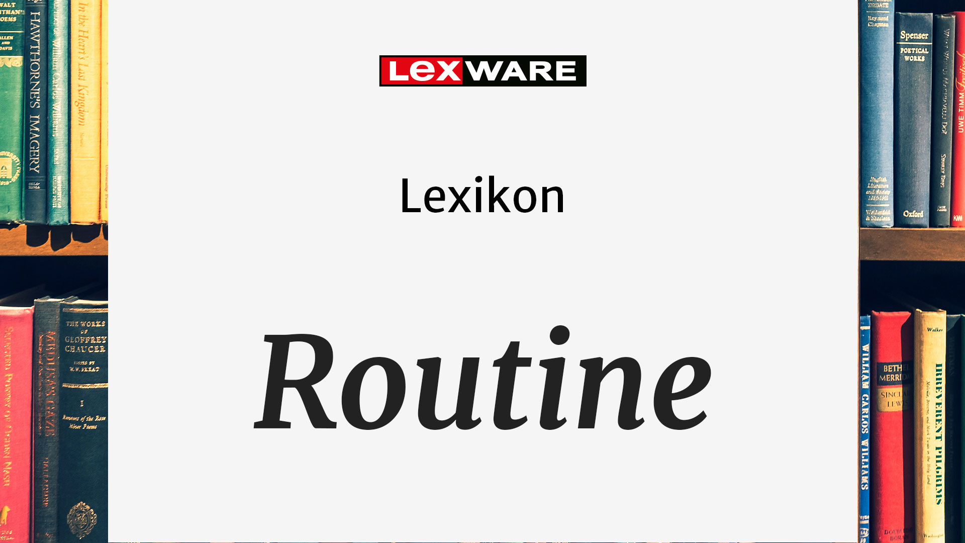 Routine: Alles Wichtige im Überblick | Lexware